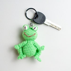 Frog Keychain Crochet Pattern. Frog Pattern. Toad Pattern. Amigurumi ...