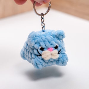 Cat Keychain Crochet Pattern. Cat Pattern. Amigurumi Keychain Plush ...