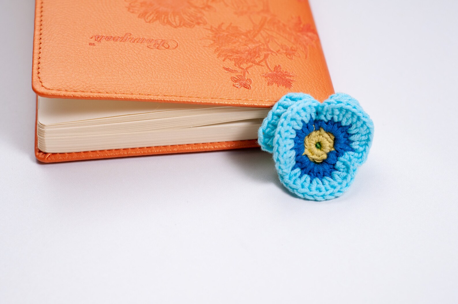 Pansy Bookmark Crochet Pattern. Crochet Flower Bookmark. Crochet Flower ...