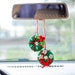 Christmas Wreath Car Charm Pattern PDF. Rear View Mirror Ornament ...