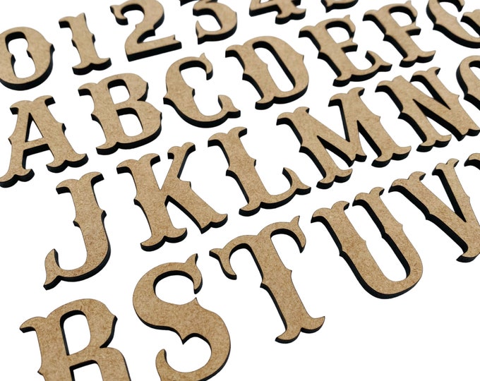 Small Railroad Western Font Cowboy Style Clown Letters Laser Cut ...