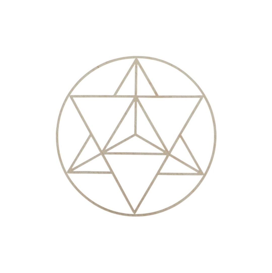 Merkaba Cutout - 53 Colors | Sacred Geometry | Crystal Grid - Etsy