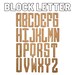 Large Block Monogram | Block Style Letters | Letters | Wood Crafts ...