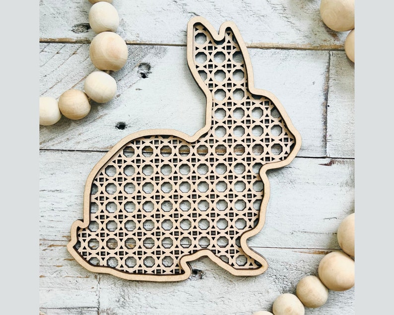 Rattan Bunny Rattan Rabbit Rabbit Decor Easter Decor - Etsy