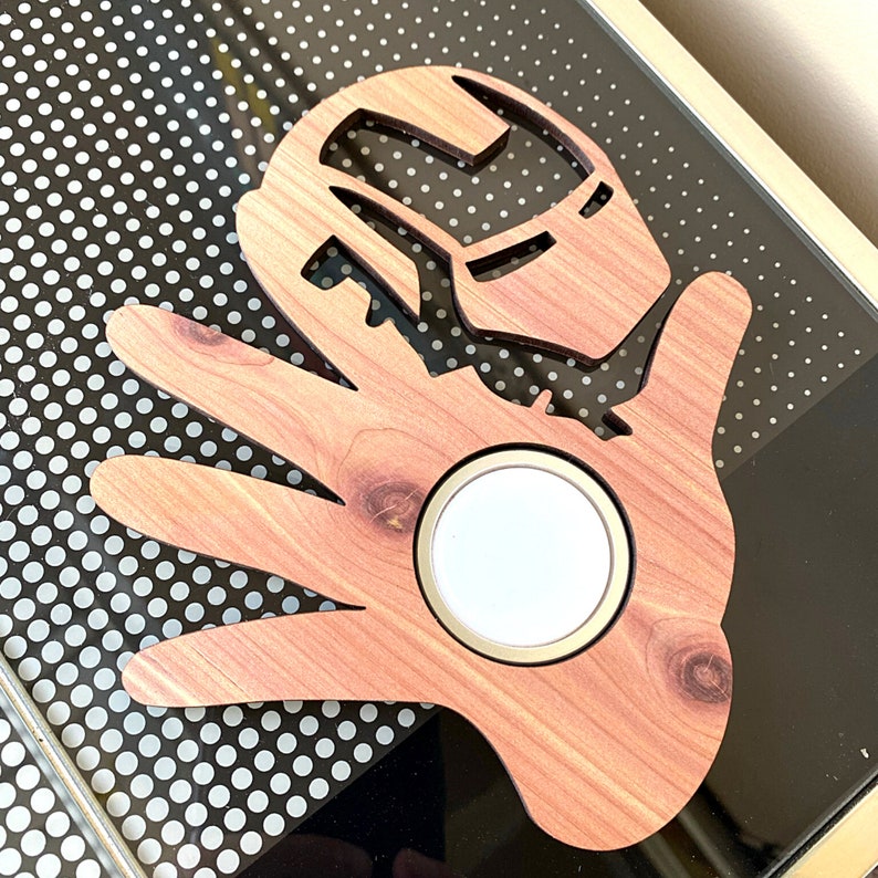 Glowforge Button Design Decor Iron Man Outline SVG Files - Etsy