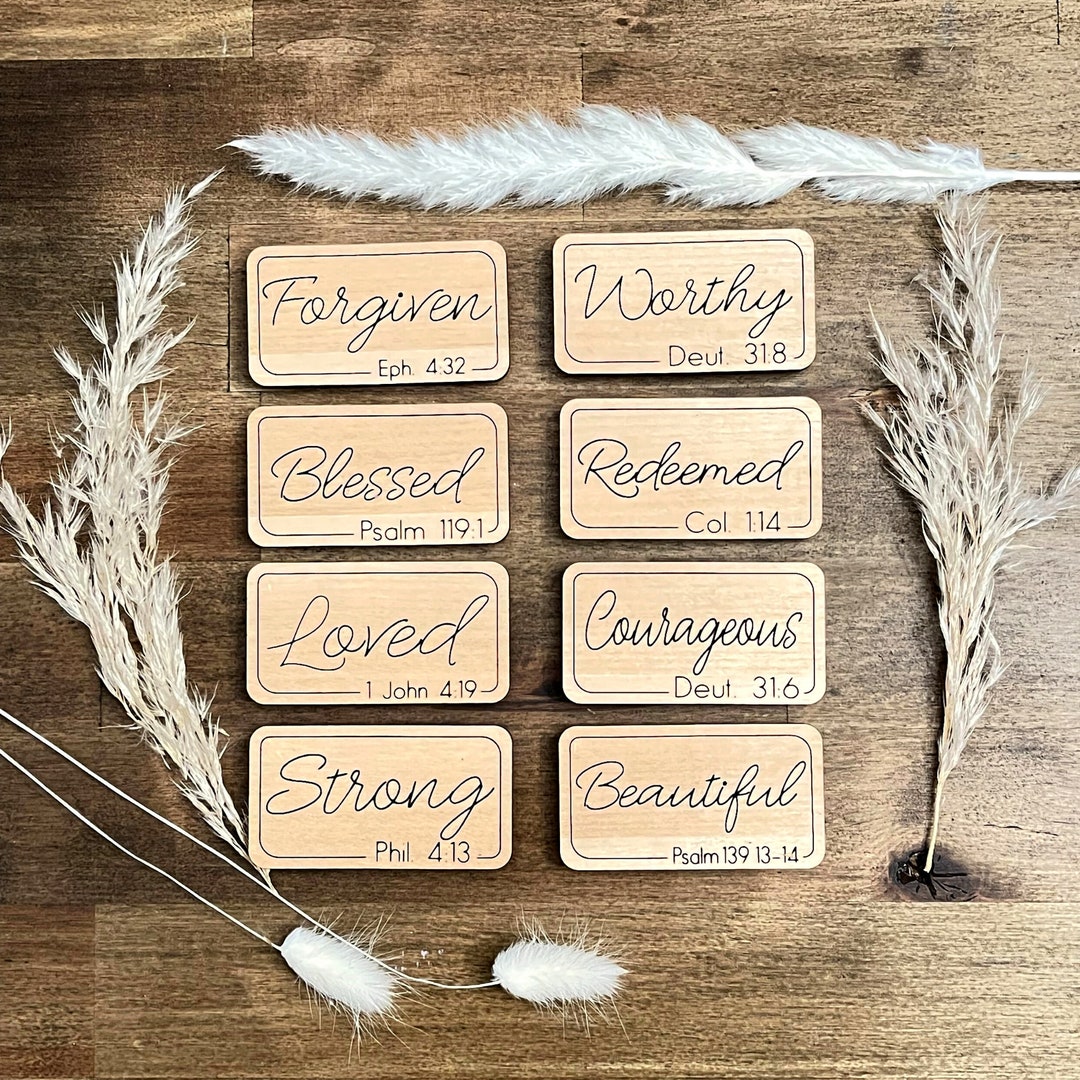 Bible Verse Magnets/ Christian Magnets/ Refrigerator Magnets/ Gift ...