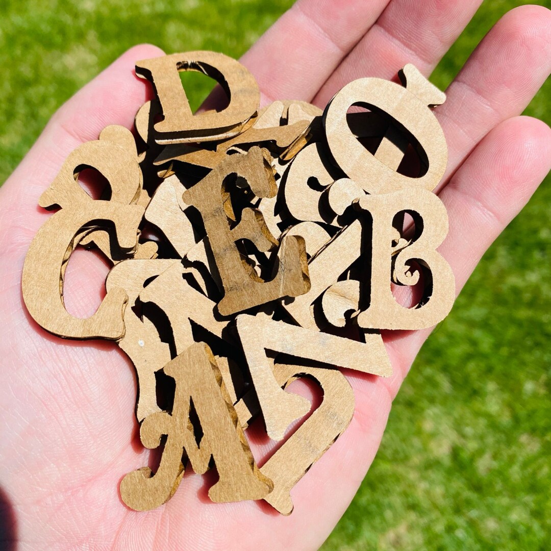 Cardboard Letters, Unfinished Letters, Kids Art, Craft Letters ...