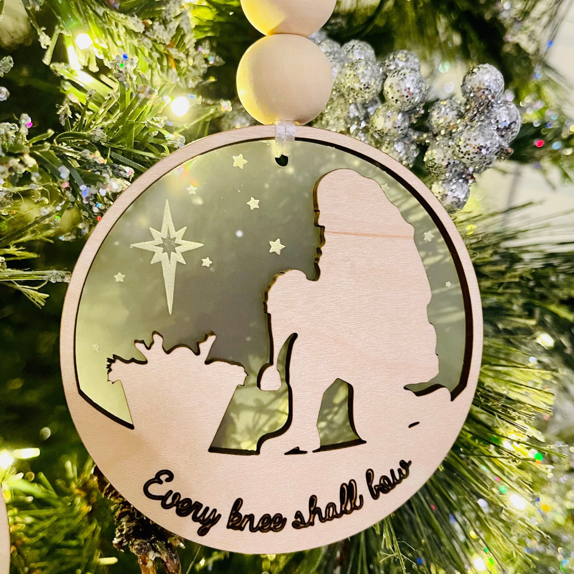 Nativity Scene Christmas Ornaments 2 Layered Wise Men - Etsy