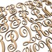 Small Scroll Monogram | Cursive Style Letters | Script Letters | Wood ...