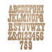 Small Wanted Saloon Font Western Cowboy Letters Wooden Letters Laser ...