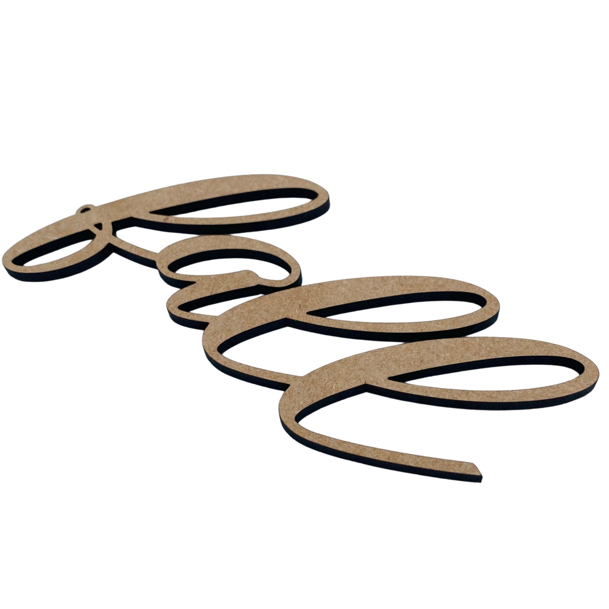 Fall Script Word Fall Wooden Cutout Word Fall Gather - Etsy