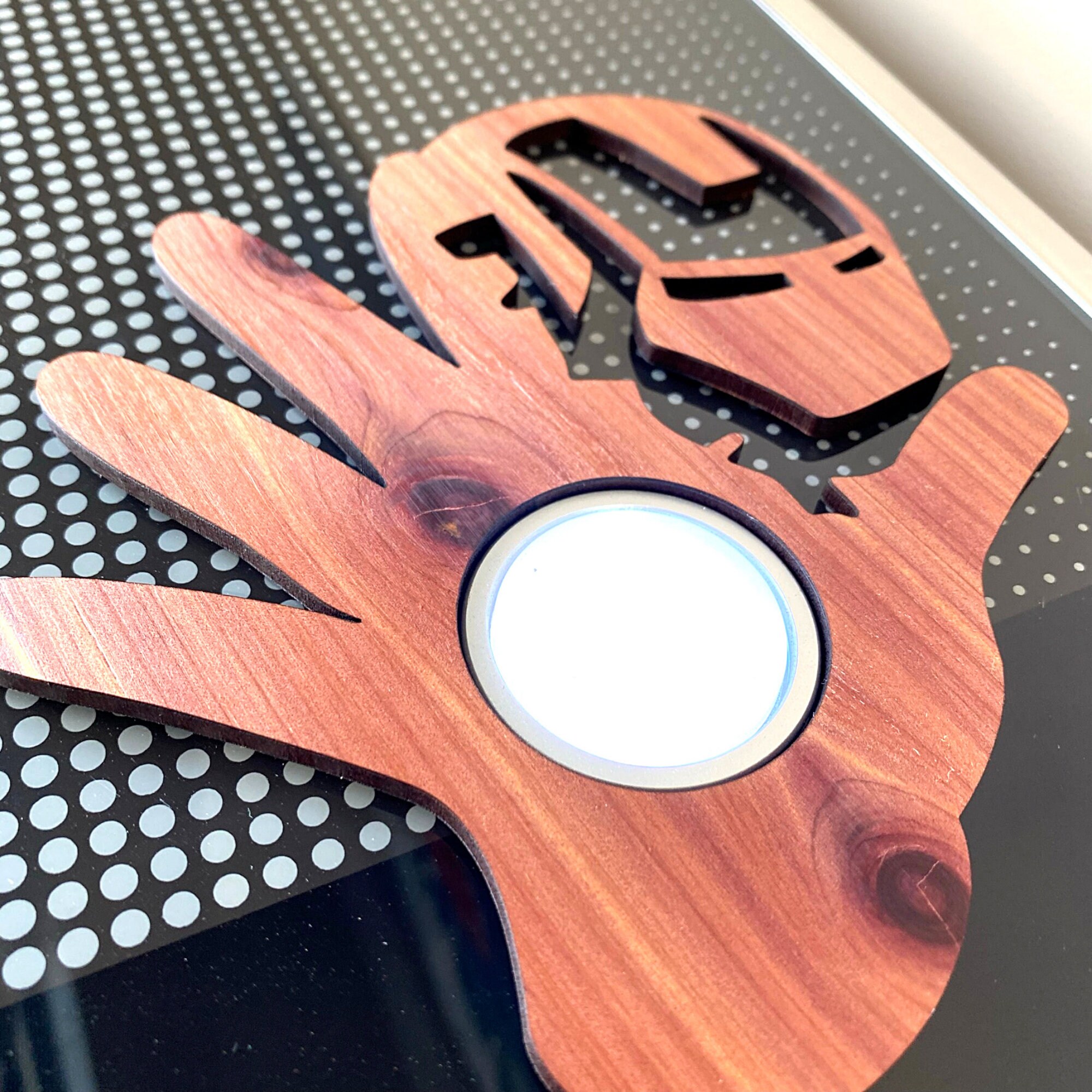 Glowforge Button Design Decor | Iron Man | Outline SVG Files | Cut ...