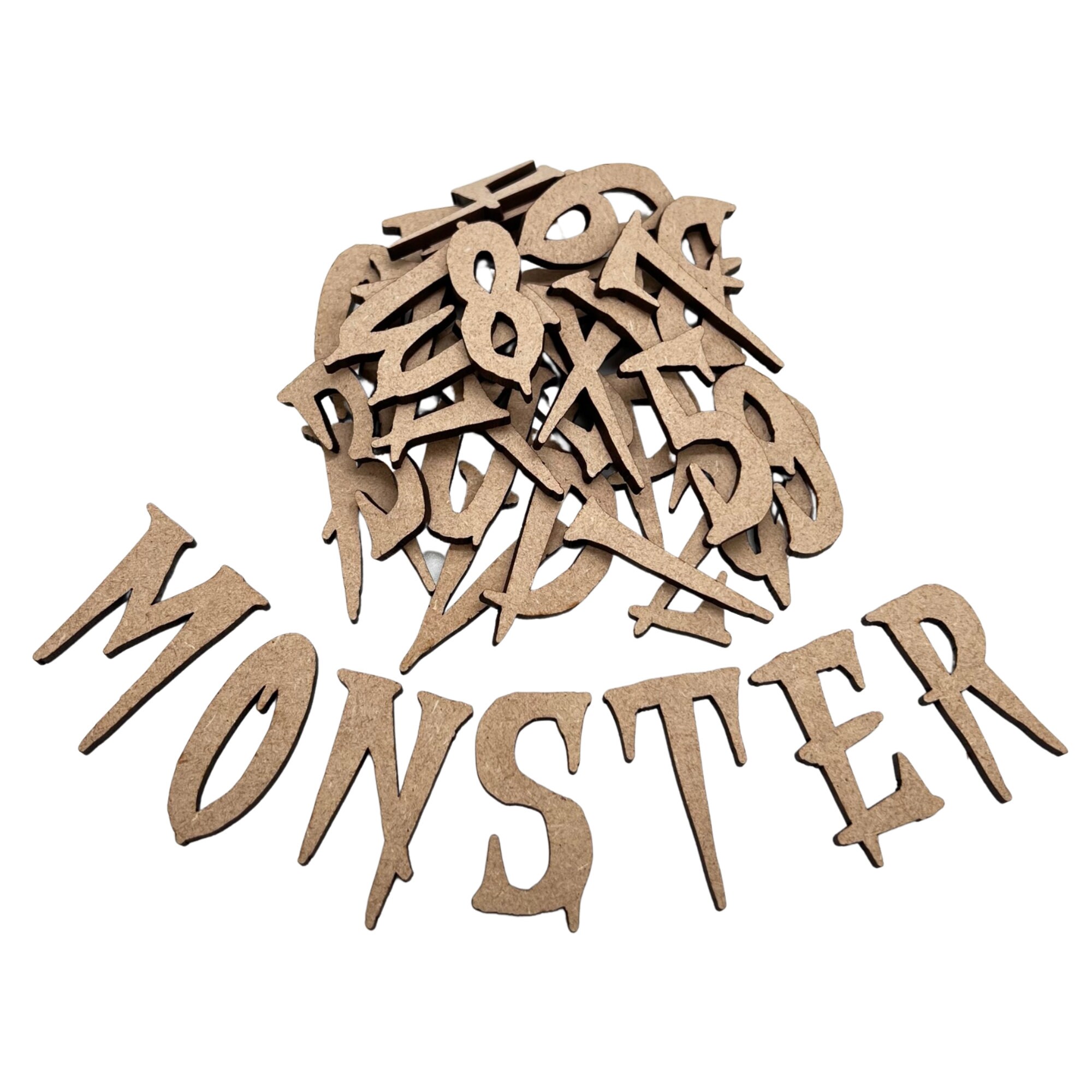 Large Stranger Creature | Wooden Letters | Laser Cut Letters ...