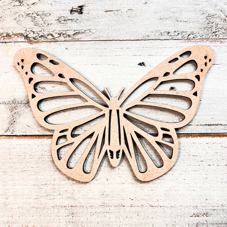 Large 12"-22", MDF Butterfly, Butterfly Garden Decor, Cute Butterfly ...