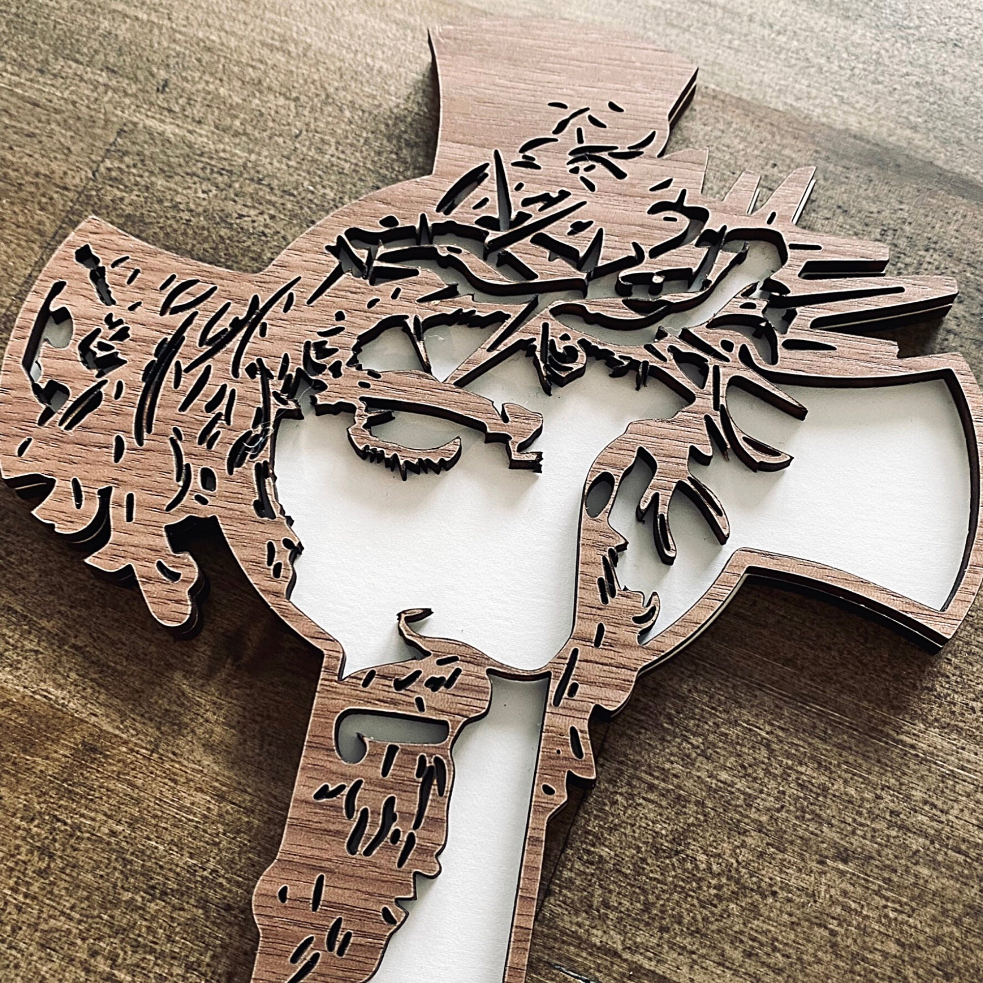 Jesus Cross | Detailed Wooden Cross | Wood Cross Home Decor | Fireplace ...