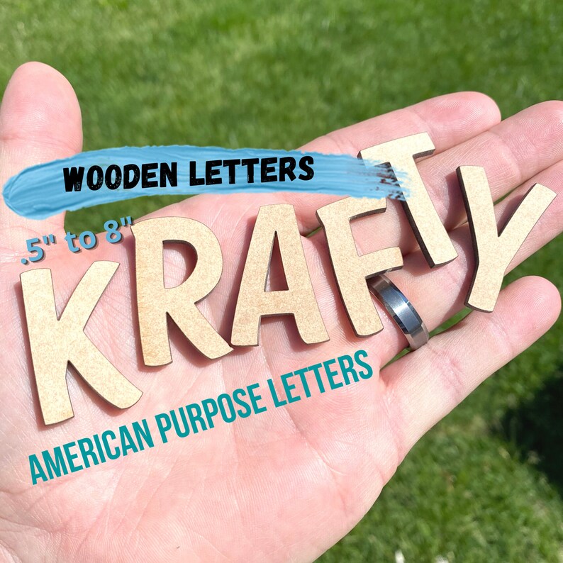 Large American P Font | Wooden Letters | Laser Cut Letters | Simple ...