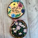 Hand Painted Wood Rounds | Wood Slice Rounds | Hand Painted Gifts - Etsy