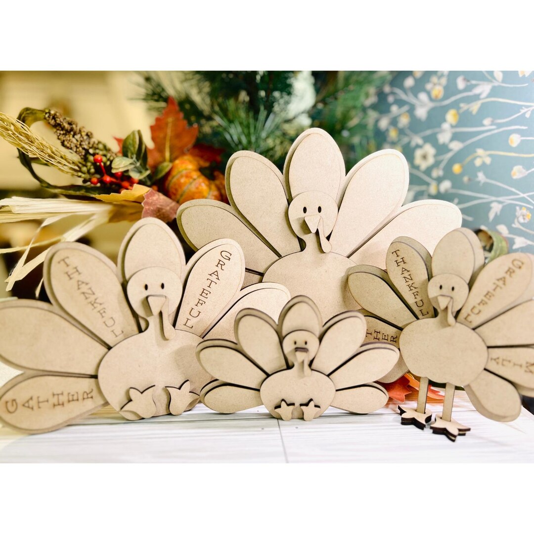 Thanksgiving Turkey Shelf Sitter - Etsy