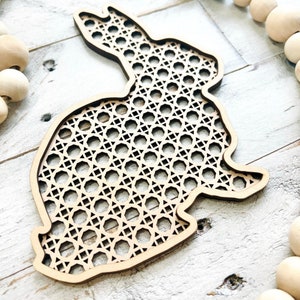 Rattan Bunny | Rattan Rabbit | Rabbit Decor | Easter Decor | Easter ...