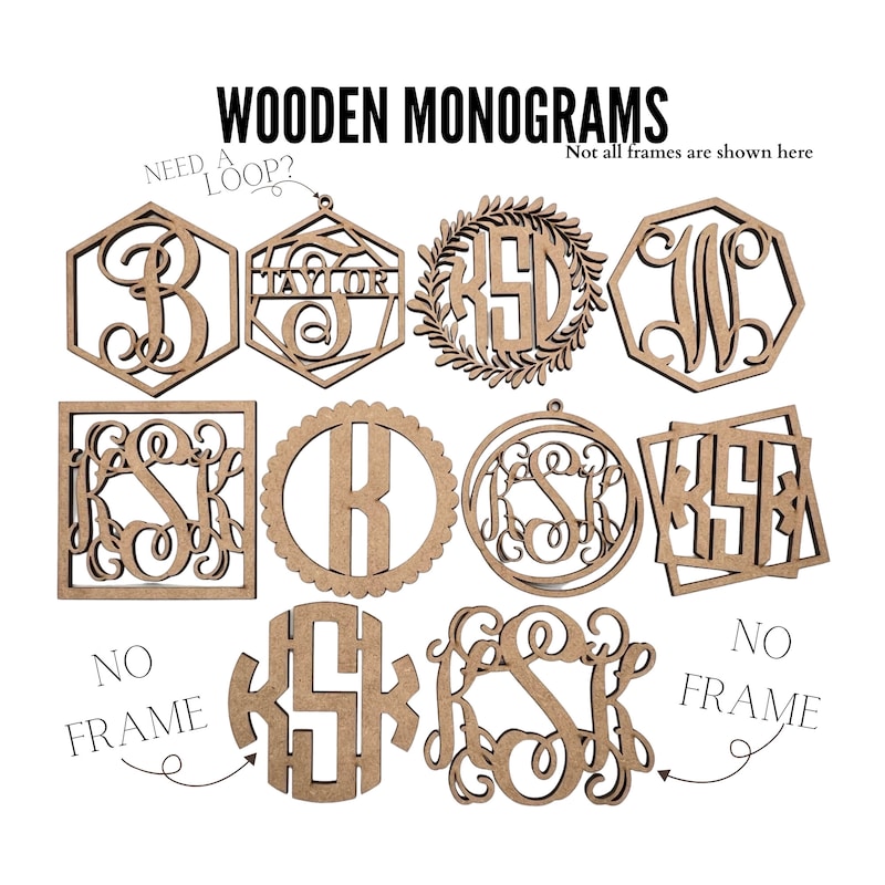 Monogrammed Letters - Etsy