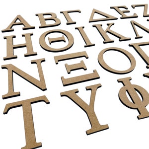 Small GREEK Font | Sorority Letters | Fraternity Letters | Block Style ...