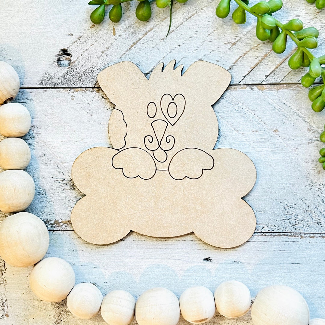 Large Wood Dog and Bone Cutout | Wood Crafts | Dog Cutout | Wood Dog ...