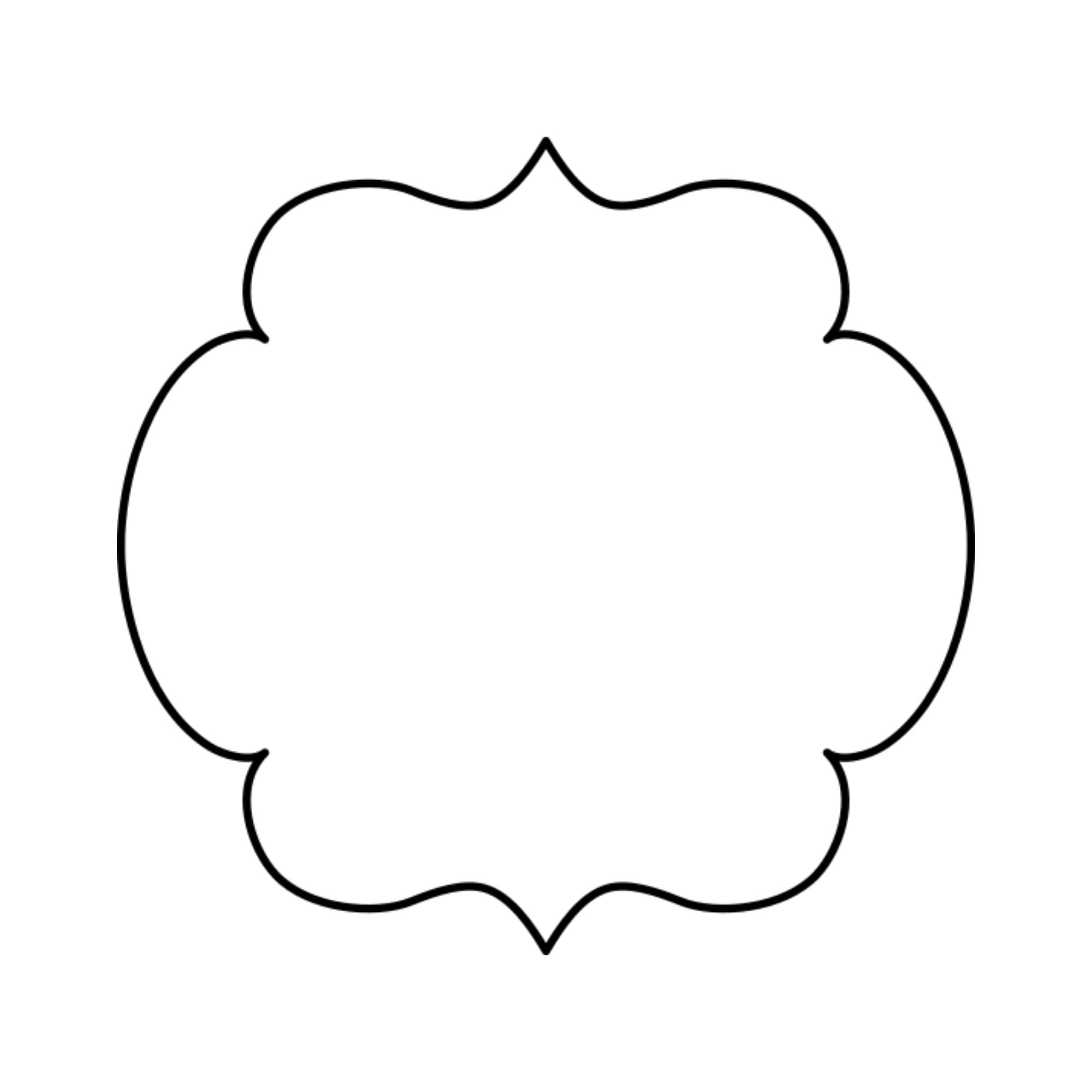 Plaques SVG Cutout Boards Files Picture Frame Outlines SVG - Etsy Canada