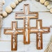 Connected - Set of 3 Wall Cross | 3 Layer Cross Decor | Inspirational ...