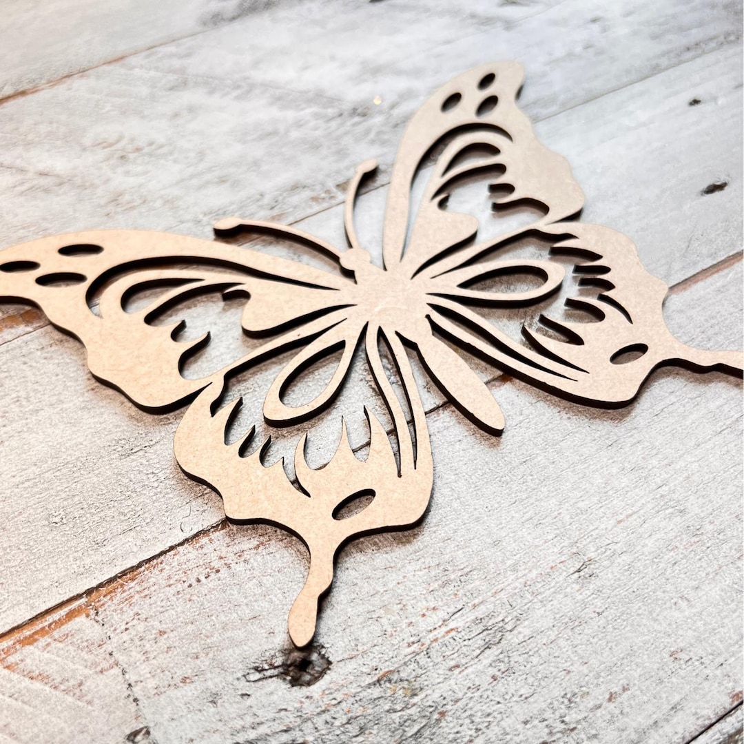 Large 12"-22", MDF Butterfly, Butterfly Garden Decor, Cute Butterfly ...