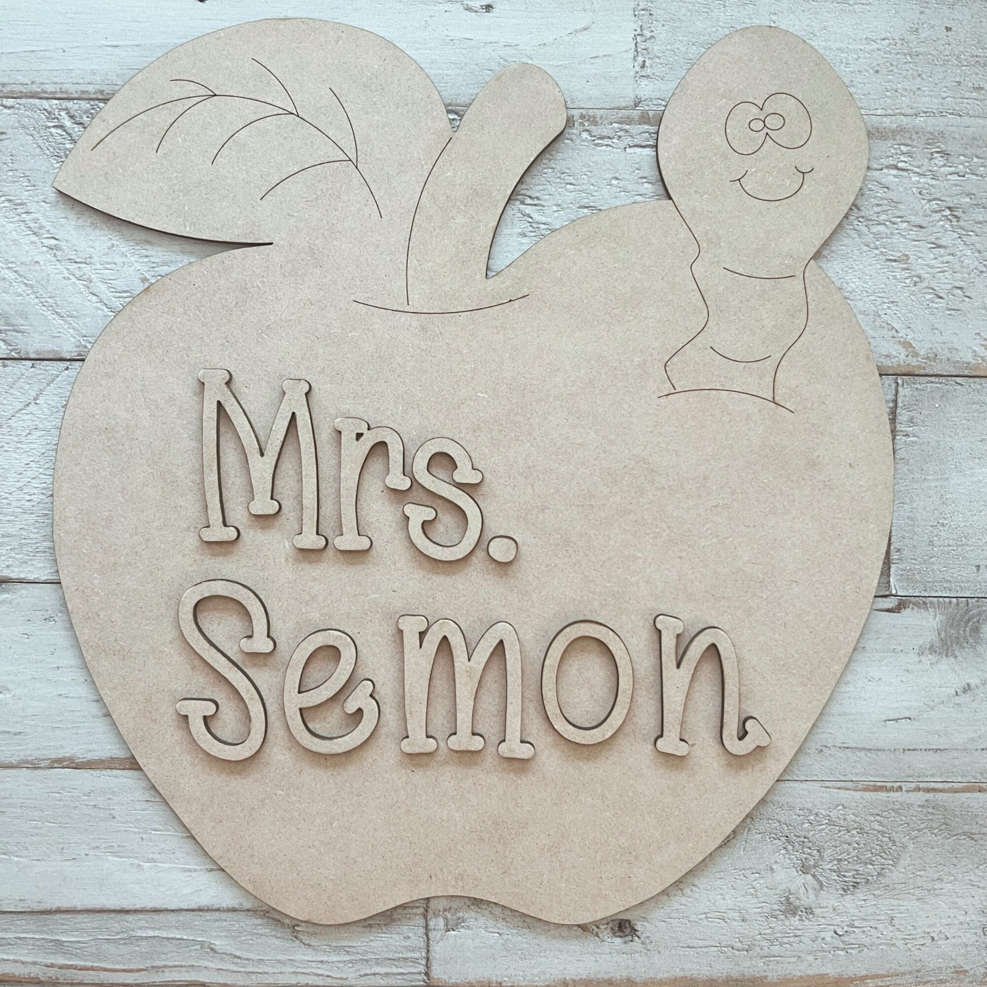 Teacher Apple Door Hanger | Classroom Supplies | School Supplies ...