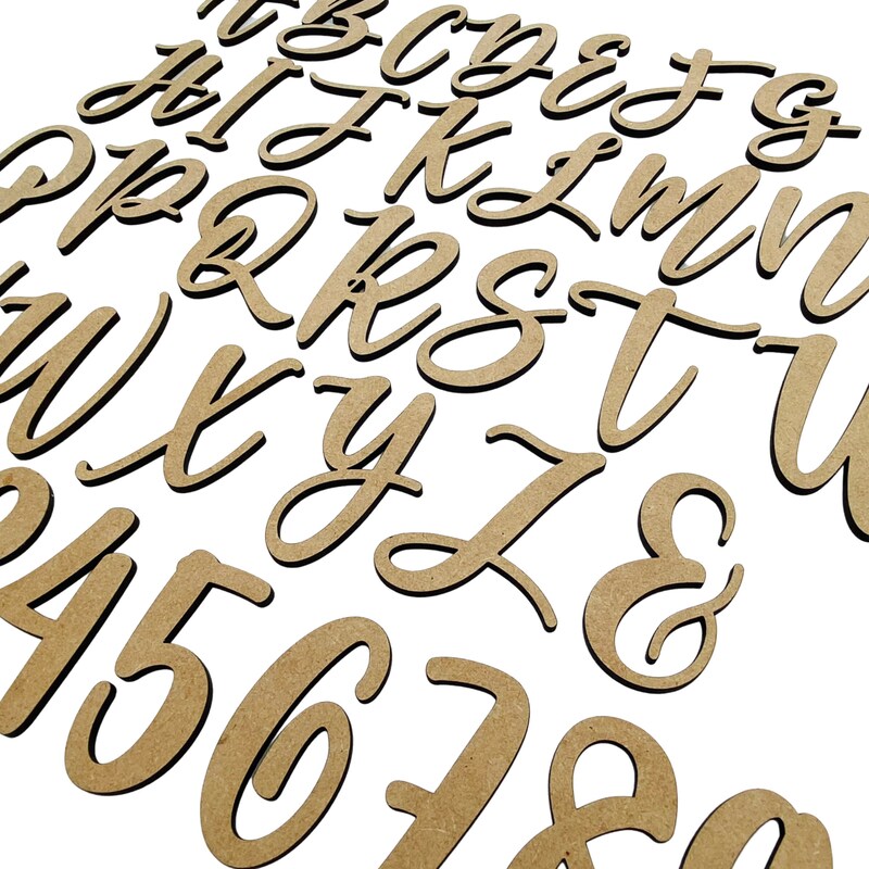 Curly Letters - Etsy