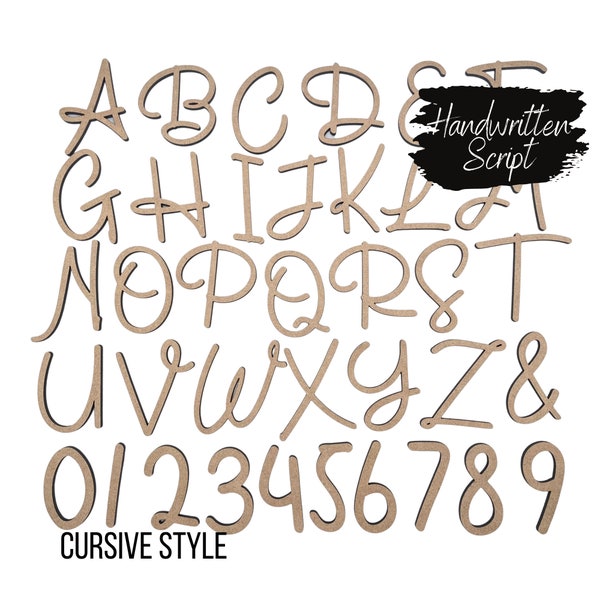 Script Letters - Etsy
