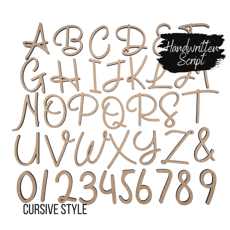 Script Letters - Etsy