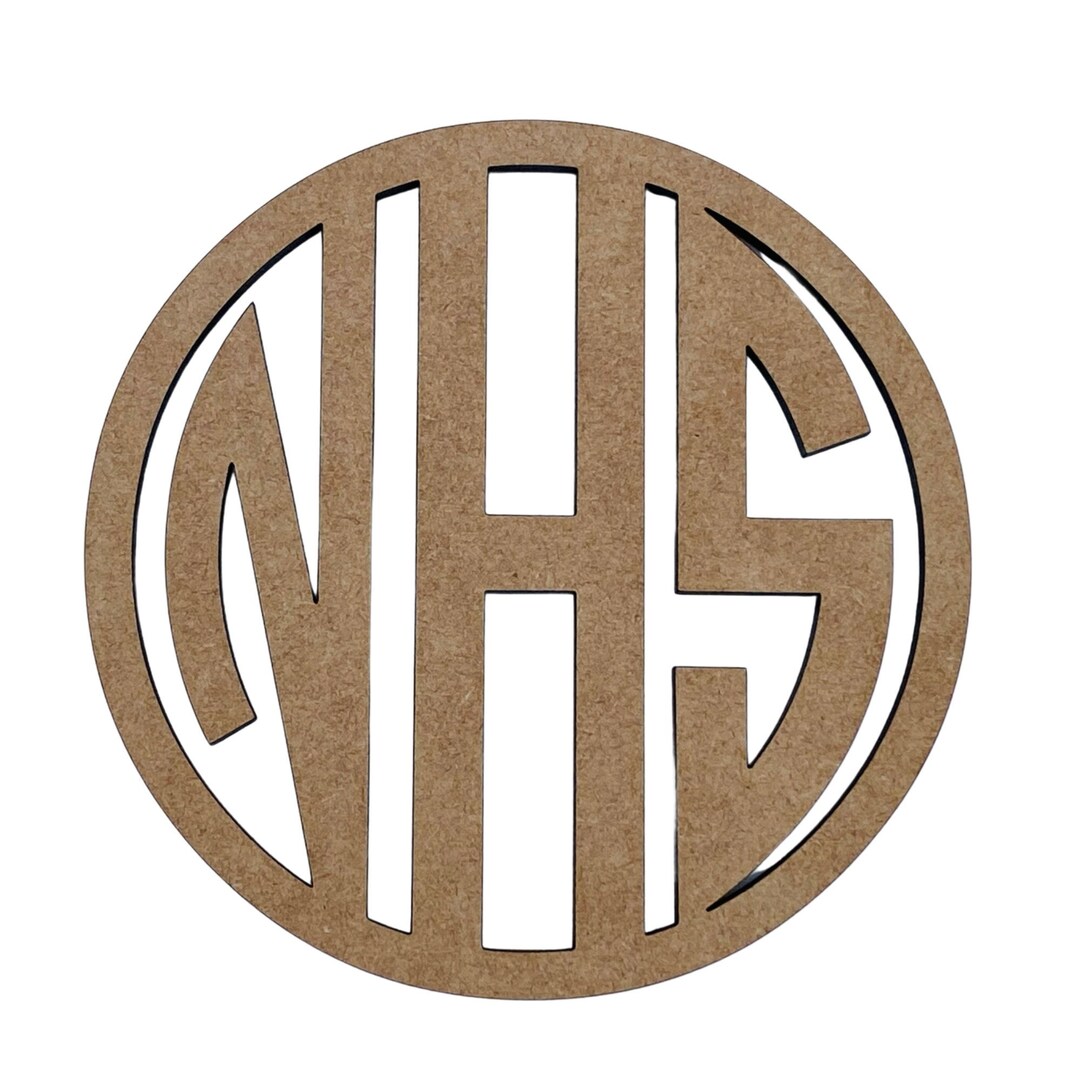 3 Letter Block Monograms | Wooden Monograms | Initial Letters | Acrylic ...