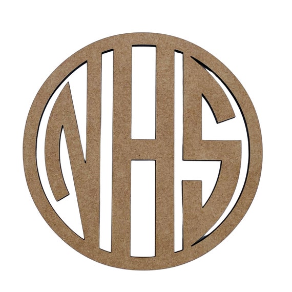 3 Letter Block Monograms Wooden Monograms Initial Letters | Etsy