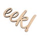 Small Wooden EEK! Word | Eek Word Cutout | Wood Craft Letters ...