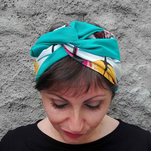 Turquoise Turban - Etsy