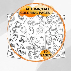 Fall Coloring Pages Autumn Coloring Pages for Kids Teacher School ...