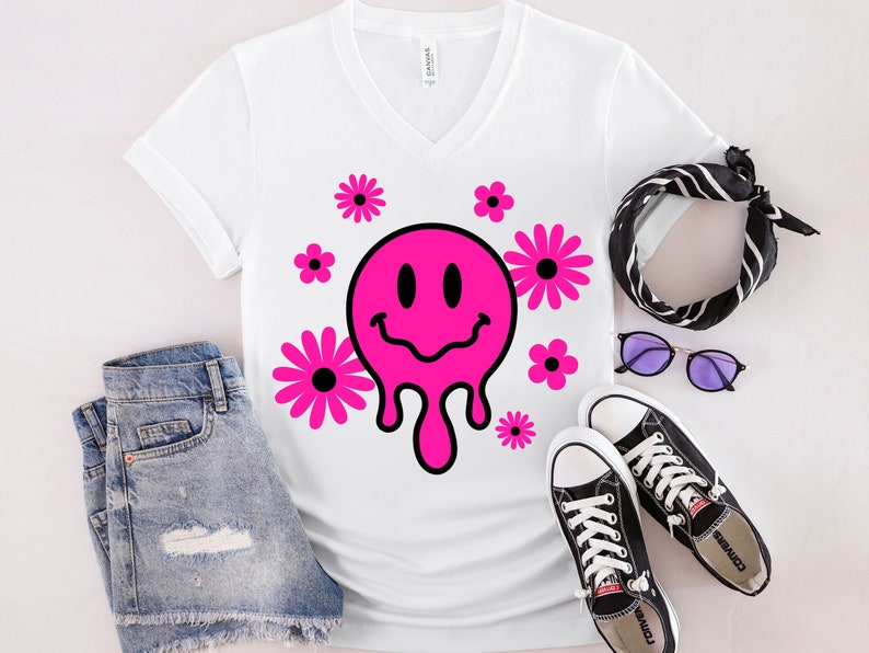 Smiley Face Png Drippy Smiley Face Png Melting Smiley Face Png Retro ...