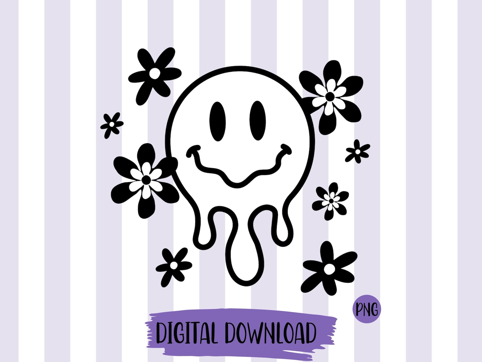 Smiley Face Png Drippy Smiley Face Png Melting Smiley Face Png Retro ...