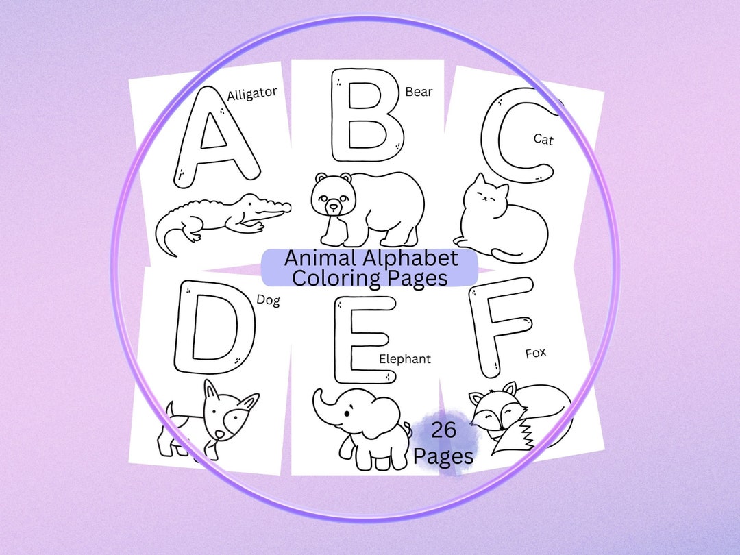 Printable Alphabet Coloring Pages Worksheets for Kids Toddlers Alphabet ...