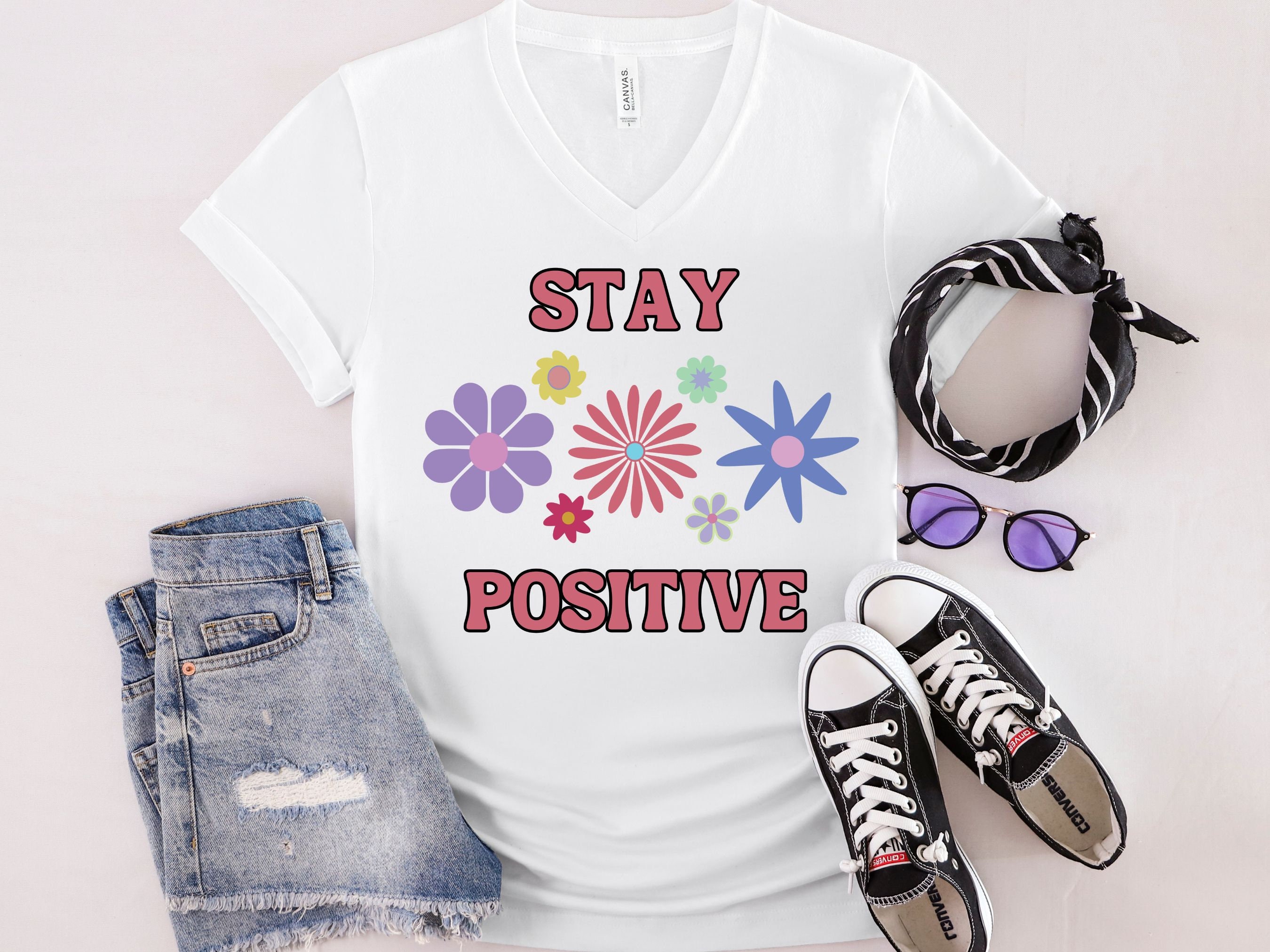 Stay Positive Png Flower Png Positivity Png Inspirational Quote Png ...