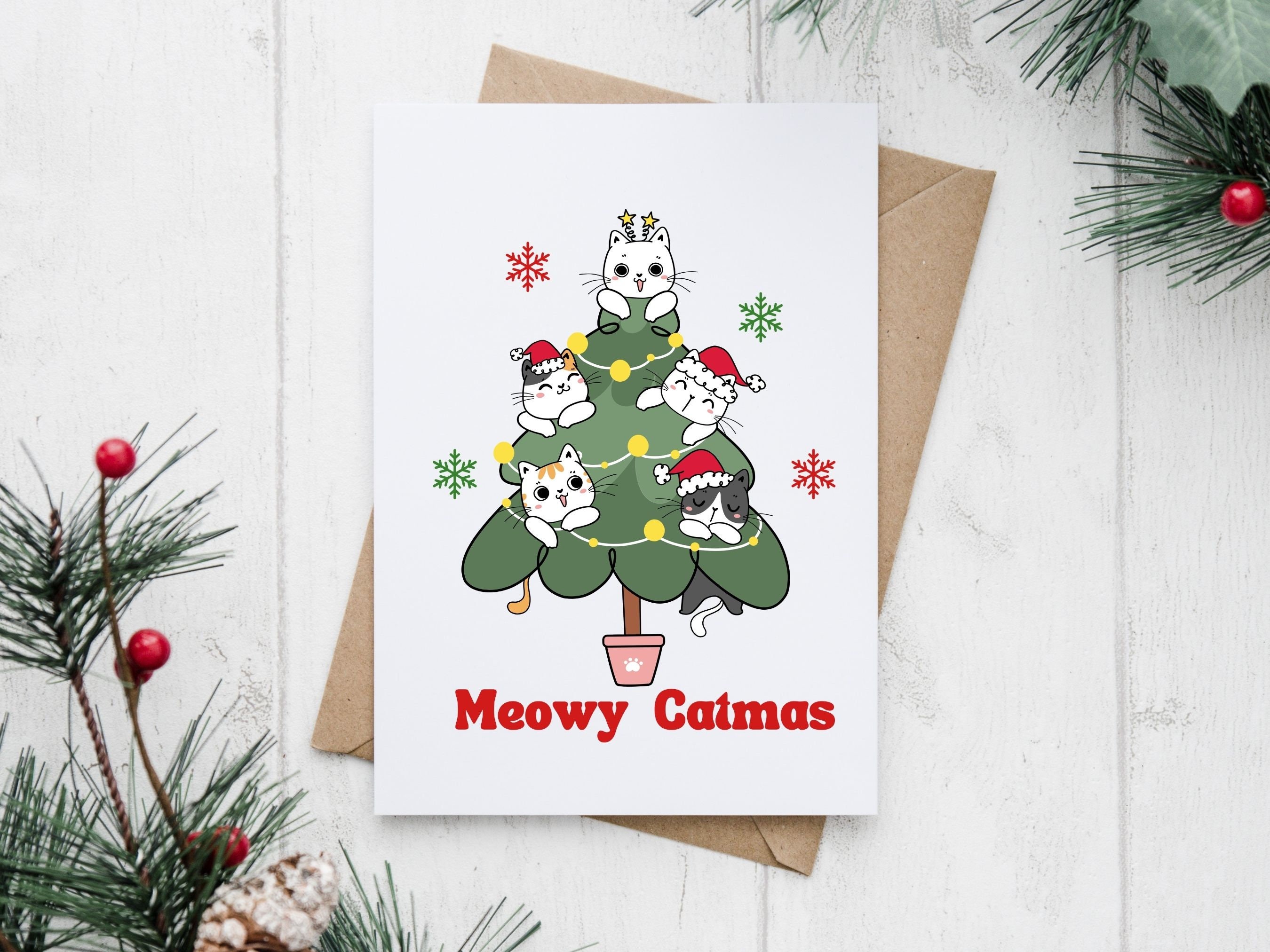 Meowy Catmas Png Meowy Christmas Png Christmas Cat Png Cat Lover Png ...