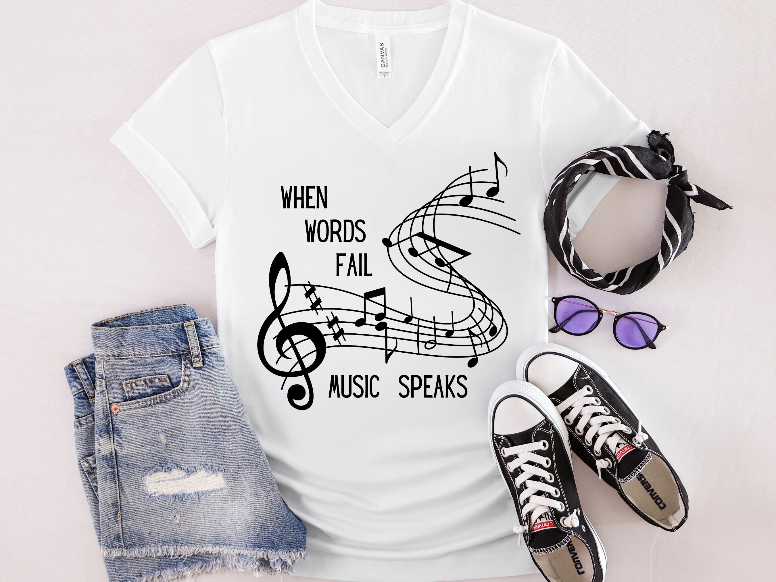 When Words Fail Music Speaks Png Music Notes Musical Notes Music ...