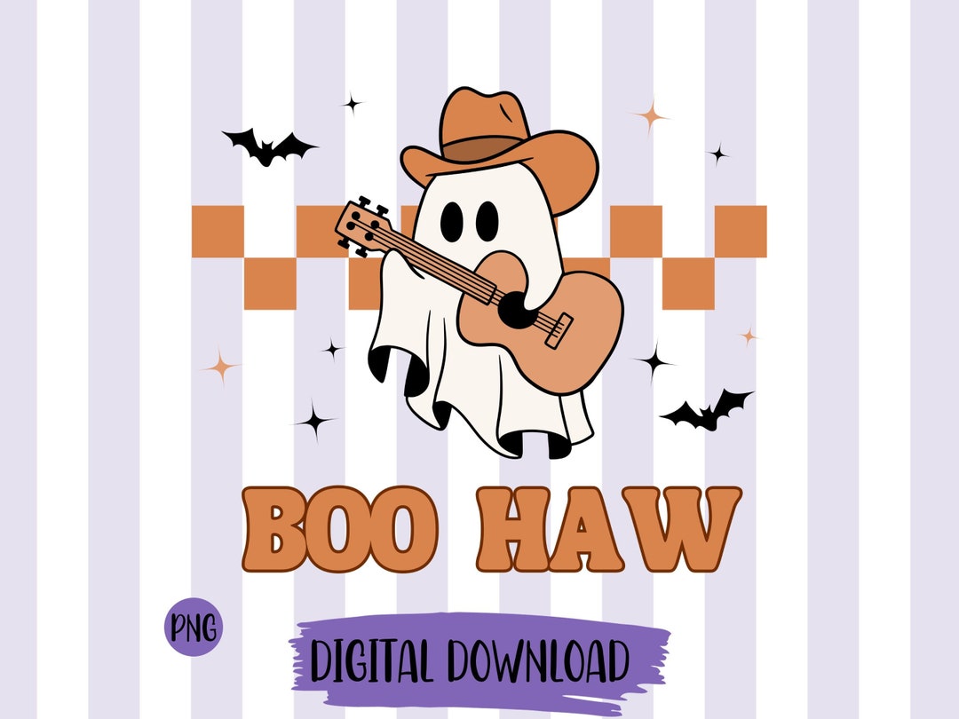 Boo Haw Png Boo Haw Ghost Png Cowboy Ghost Png Retro Ghost Png Retro ...