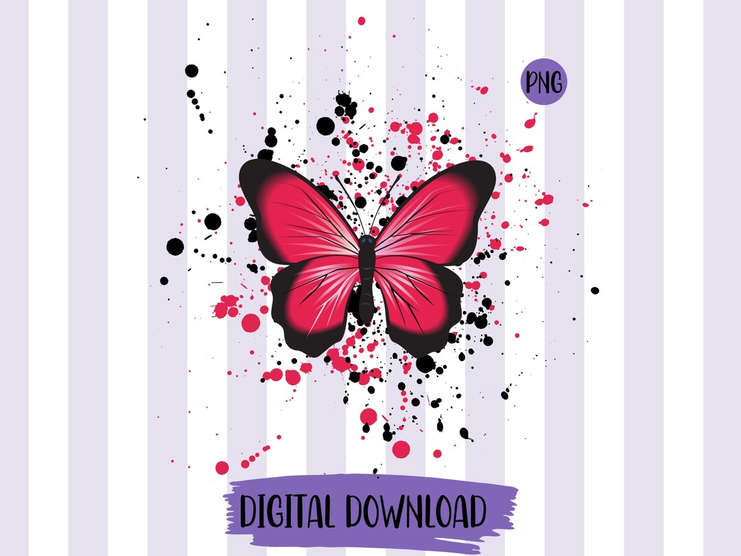 Butterfly Png Paint Splatter Png Paint Splatter Butterfly Png Summer ...