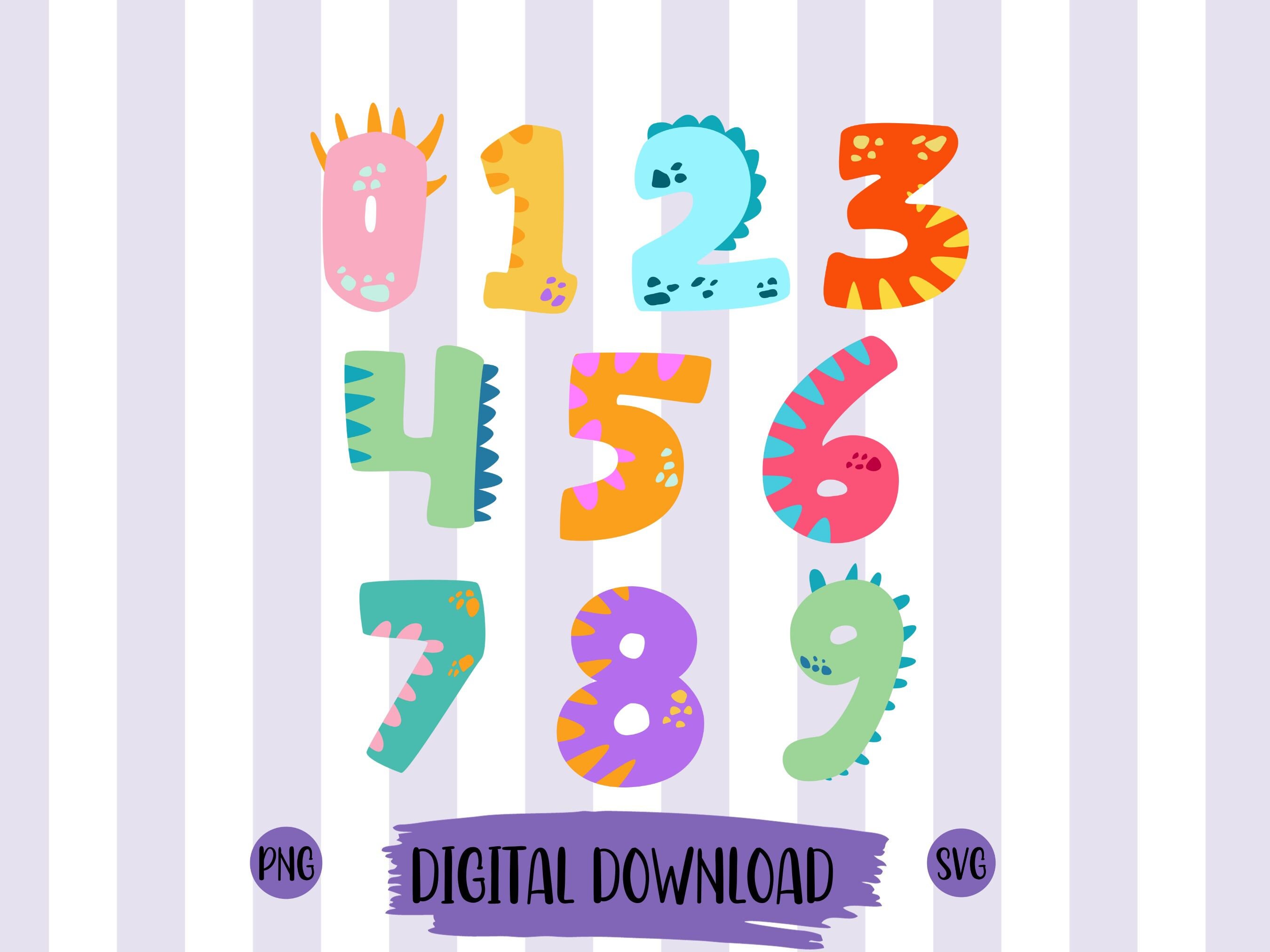 Dinosaur Numbers Png Dinosaur Numbers Svg Dinosaur Png Dinosaur Svg ...