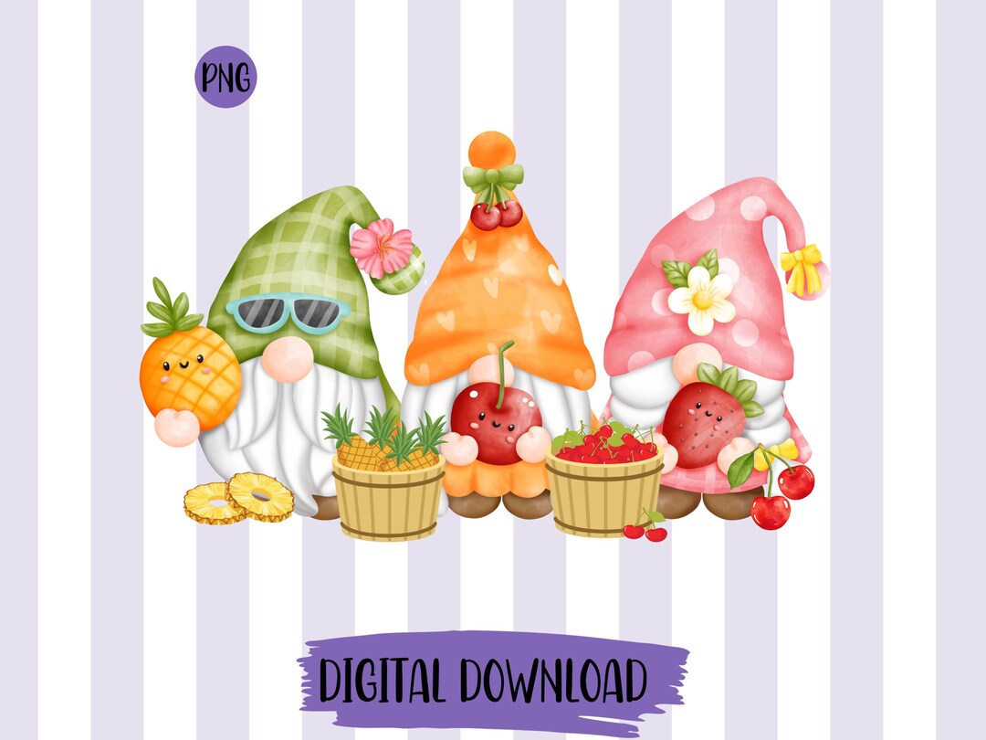 Gnomes Png Fruit Gnomes Png Pineapple Gnome Png Strawberry Gnome Png ...