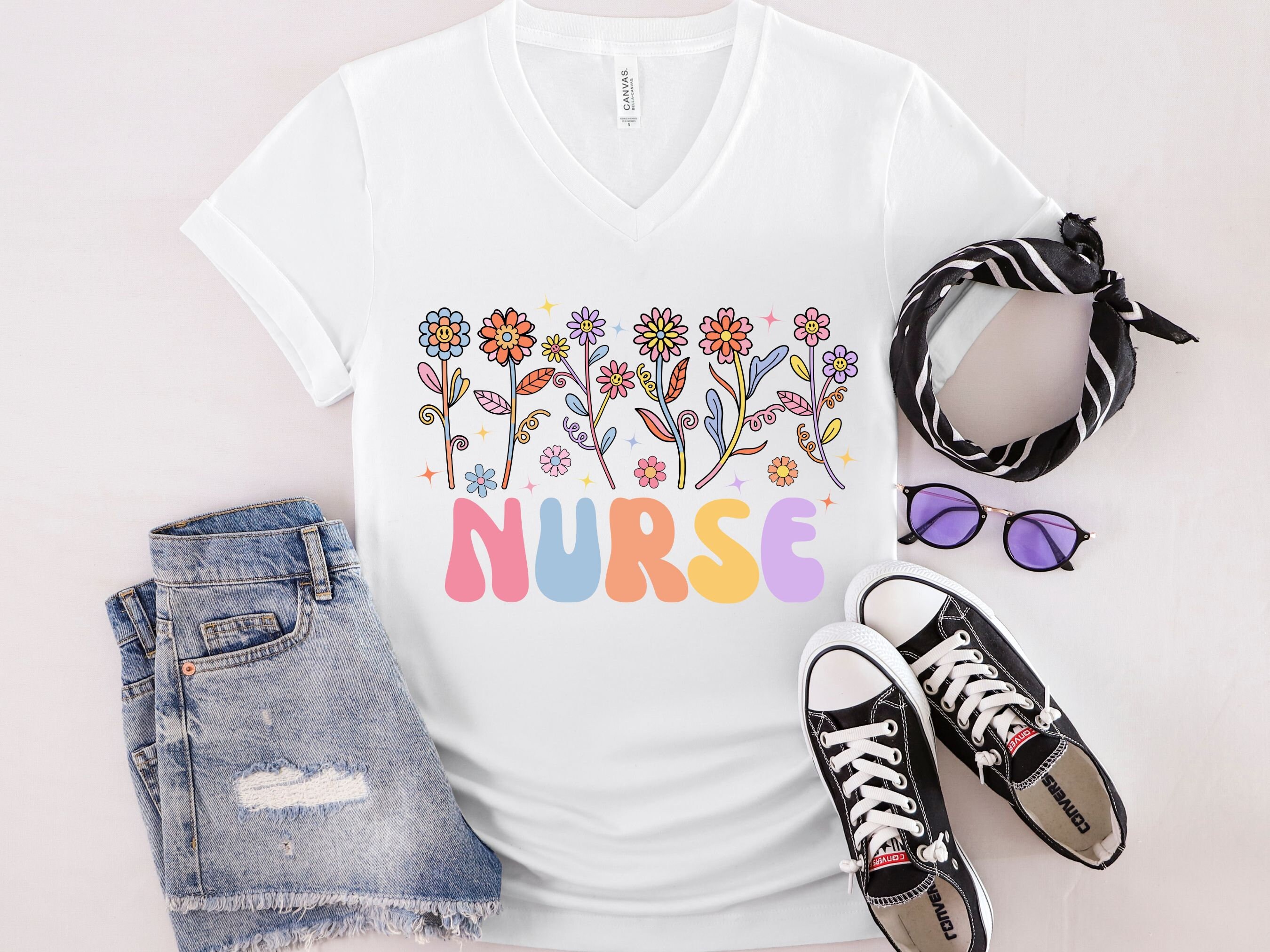 Nurse Png Nurse Life Png Nursing Png Retro Nurse Png Retro Flowers ...
