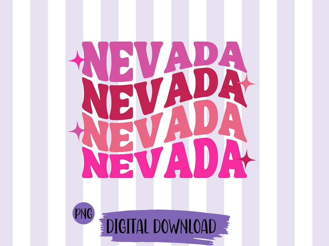 Nevada State Png Nevada Png State of Nevada Png Pink Nevada Png Wavy ...